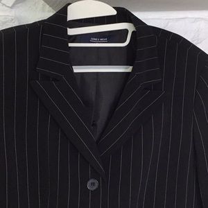 Jones Wear | Jackets & Coats | Jones Wear Suit Jacket Black White Lined ...